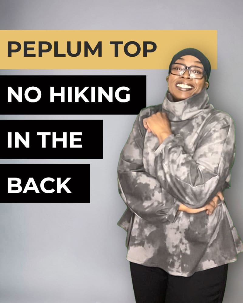 Haadia Peplum Top Tutorial: A Curvy-Friendly Peplum Top Sewing Pattern ...